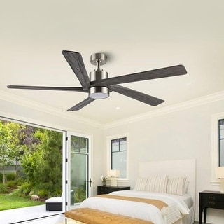 AeroBlade 64" 5-Blade 6-Speed Ceiling Fan with LED Light - Bed Bath ...