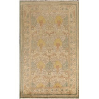 Nepal Tibetan Oriental Area Rug Hand-Knotted Wool Carpet - 6'0" x 9'5 ...