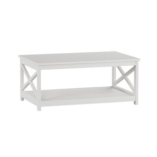 Lavish Home 2-Tiered X-Shaped Coffee Table - Bed Bath & Beyond - 30533323