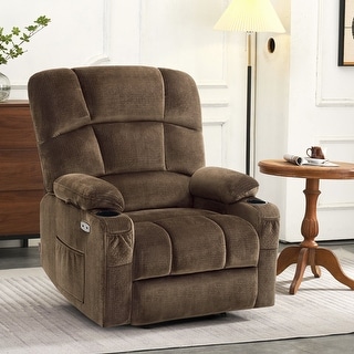 MCombo Large-Wide Lay Flat Dual Motor Power Lift Recliner Chair Sofa ...