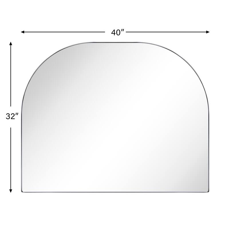 TEHOME Dezerae Large Arch Mirror for Mantel, 40'' W x 32'' H - On Sale ...