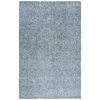 Oliena Modern Minimalist Rug, Misty Blue/Spa Blue, Area Rug - Bed Bath ...