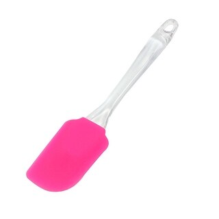 Kitchen Magenta Flexible Head Clear Stright Handle Cooking Butter ...