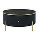 Round Storage Coffee Table with 2 large Drawers - Bed Bath & Beyond ...