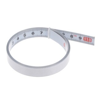 Adhesive Tape Measure 100cm Left to Right Read Nylon-coated Steel Ruler ...