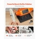 UIMOSO Bench Buffer Polisher, Polishing and Buffing Machine, Benchtop ...
