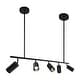 5-Light Modern Farmhouse Linear Swivel Track Lighting Spotlight for ...
