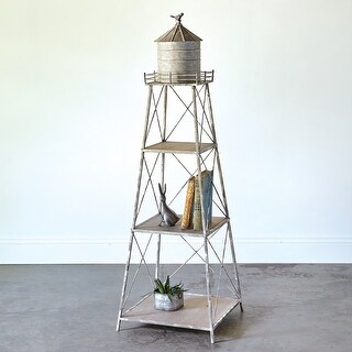 Large Silo Three-Tier Display - 15½'' sq. x 48½''H - Bed Bath & Beyond ...