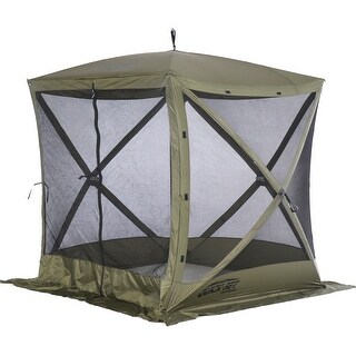 CLAM Quick-Set Traveler Portable Outdoor Gazebo Canopy Shelter and 3 ...