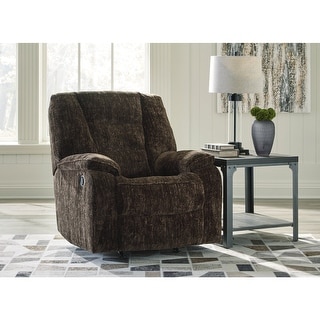 Signature Design by Ashley Soundwave Chocolate Recliner - Bed Bath ...