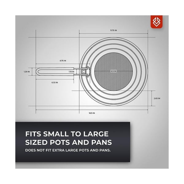 Splatter Screen Splash Guard for Kitchen Frying Pan - Bed Bath & Beyond ...