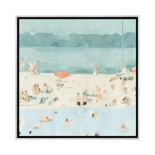 iCanvas "Sea Glass Sandbar II" by Emma Scarvey Framed - Bed Bath ...