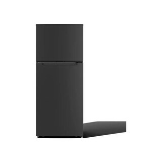 Element Element 17.6 CU. FT. TOP FREEZER REFRIGERATOR - BLACK - 7'10" x ...