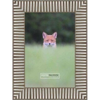 19x27 Contemporary Silver Complete Wood Picture Frame with UV Acrylic ...