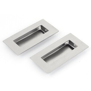 52mmx102mm 304 Stainless Steel Recessed Flush Pull Finger Insert Handle ...
