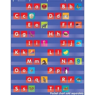Alphabet Pocket Chart Add Ons Upper And Lowercase Letters - Bed Bath ...