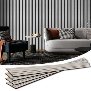 Art3d 23.6in x 47.2in Acoustic Wall Cladding Siding Board,Slat Wall ...