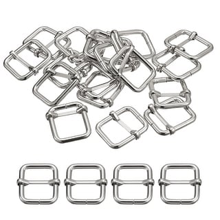 Slides Buckles, Metal Adjuster Slide Buckle Roller Pin Buckles, 20pcs ...