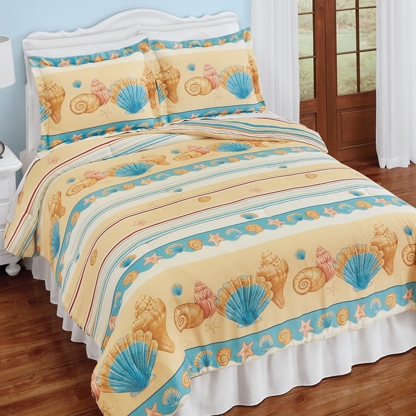 seashell bed comforter