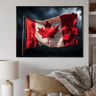 Designart "Canada Canadian Pride I" Canada Framed Wall Decor - Bed Bath ...