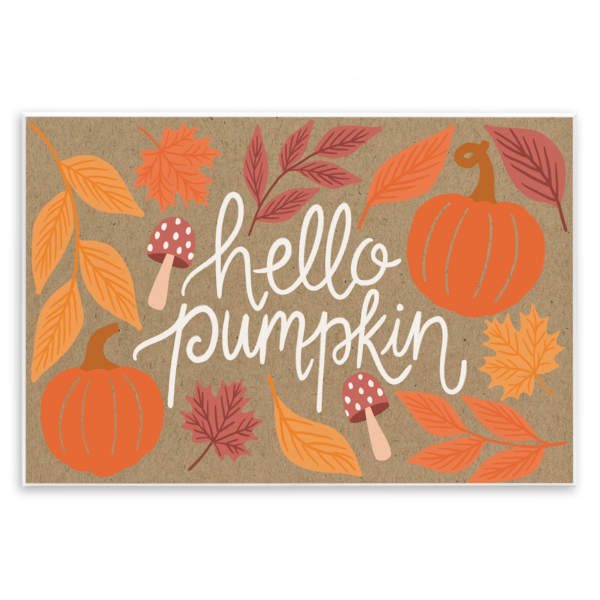 hello pumpkin plaque