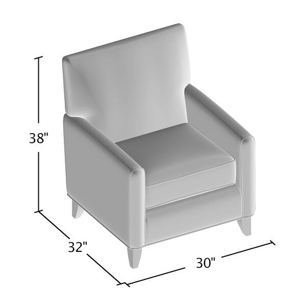 Cara Contemporary Grey Fabric Padded Geometric Pattern Arm Chair by ...