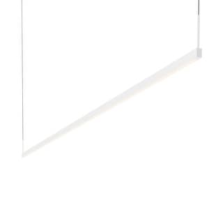 Sonneman Lighting Thin-Line Satin White 96-inch LED Two Sided Pendant ...