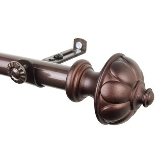 Sierra Curtain Rod 66120 Inch Cocoa - 65x4x4 - Bed Bath & Beyond - 38389737