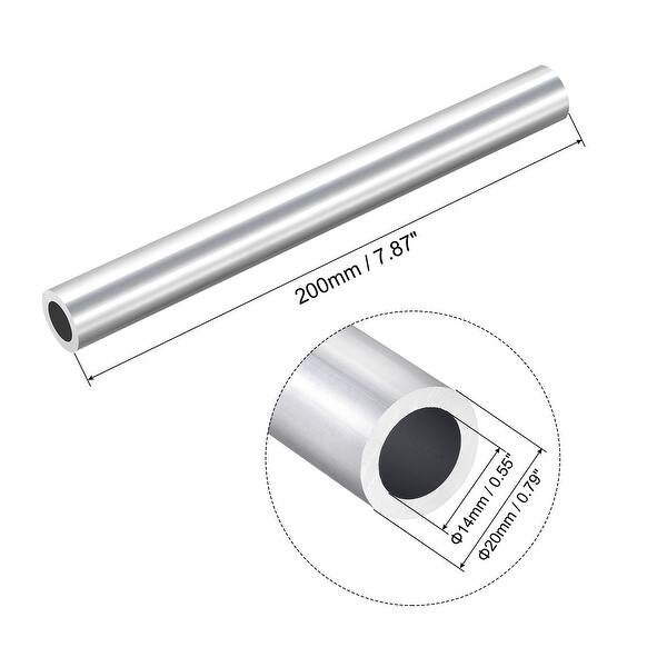6063 Aluminum Tubing Seamless Straight Pipes Tube - Bed Bath & Beyond ...