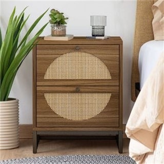 2 Drawer side table, bedroom and living room display stand, bedside ...