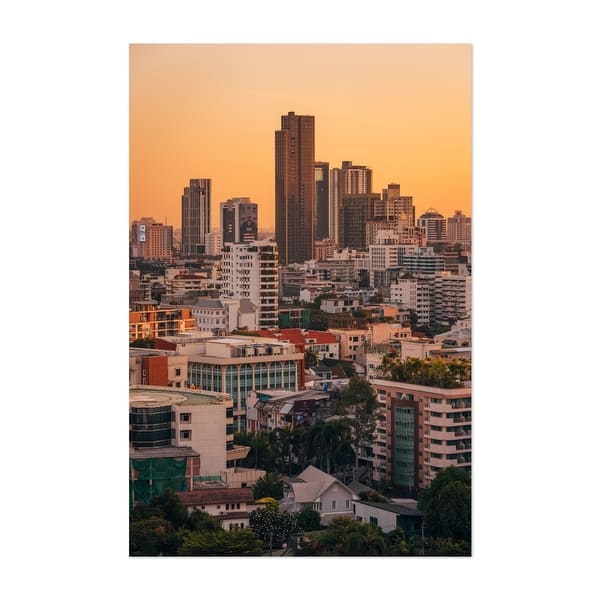 Bangkok Thailand BKK Sunrise 03 Photography Skyline Art Print/Poster ...