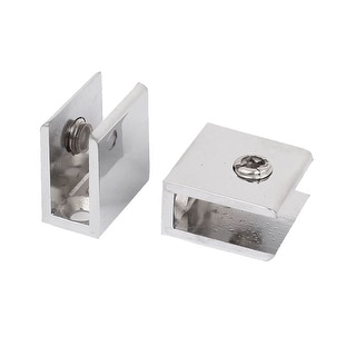 2Pcs Adjustable Screw Rectangle Clip Clamp Support for 10mm Thickness ...