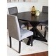 Roundhill Furniture Enbridge 5-piece Dining Set, Cross-Buck Dining ...