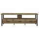 Coaster Furniture Ruston Weathered Pine 71-inch 3-drawer TV Console ...