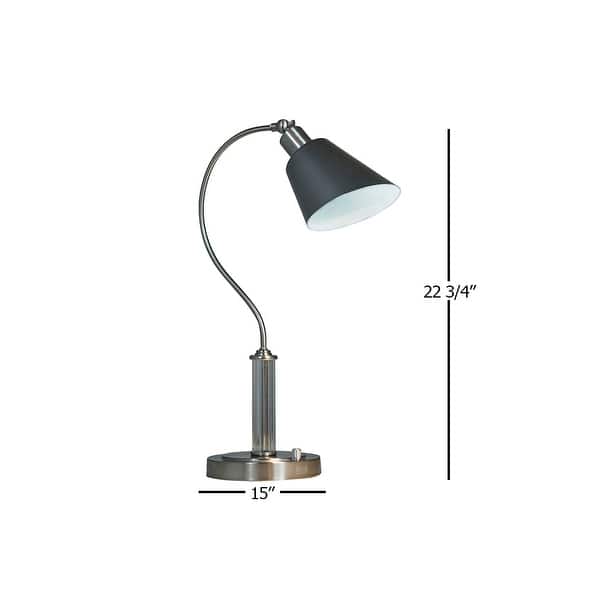Springdale Lighting Multi-Direction Desk Lamp, Polished Nickel Finish ...