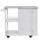 Outdoor Kitchen Island with Stainless Steel Top & Storage, Lockable ...