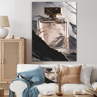 Designart "The Essence Of Perfume I" Fashion Perfume Canvas Art Print ...