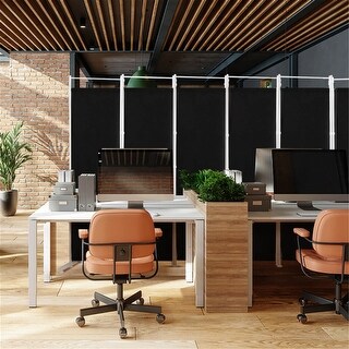 Room Divider with Steel Support Base - Bed Bath & Beyond - 39151557