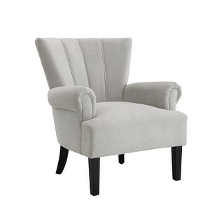 Grey Modern Wingback Chairs, Armchair Club Chair, Accent chair Sofa ...