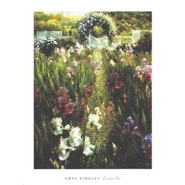 ''Inviting Path'' by Greg Singley Garden Art Print (32 x 24 in.) - Bed ...