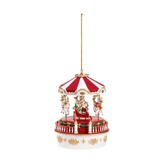 Mini Carnival Music Box - Carousel with White Base - Bed Bath & Beyond ...