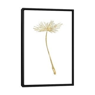 iCanvas "Dandelion II Gold" by Willow & Olive Framed Canvas Print - Bed ...