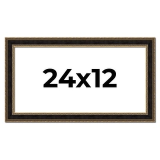 24x12 Frame Gold Antique Vintage Sold Wood Picture Frame | 1.75 Inch ...