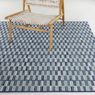 Joan Checkered Indoor/Outdoor Area Rug - Bed Bath & Beyond - 35915650
