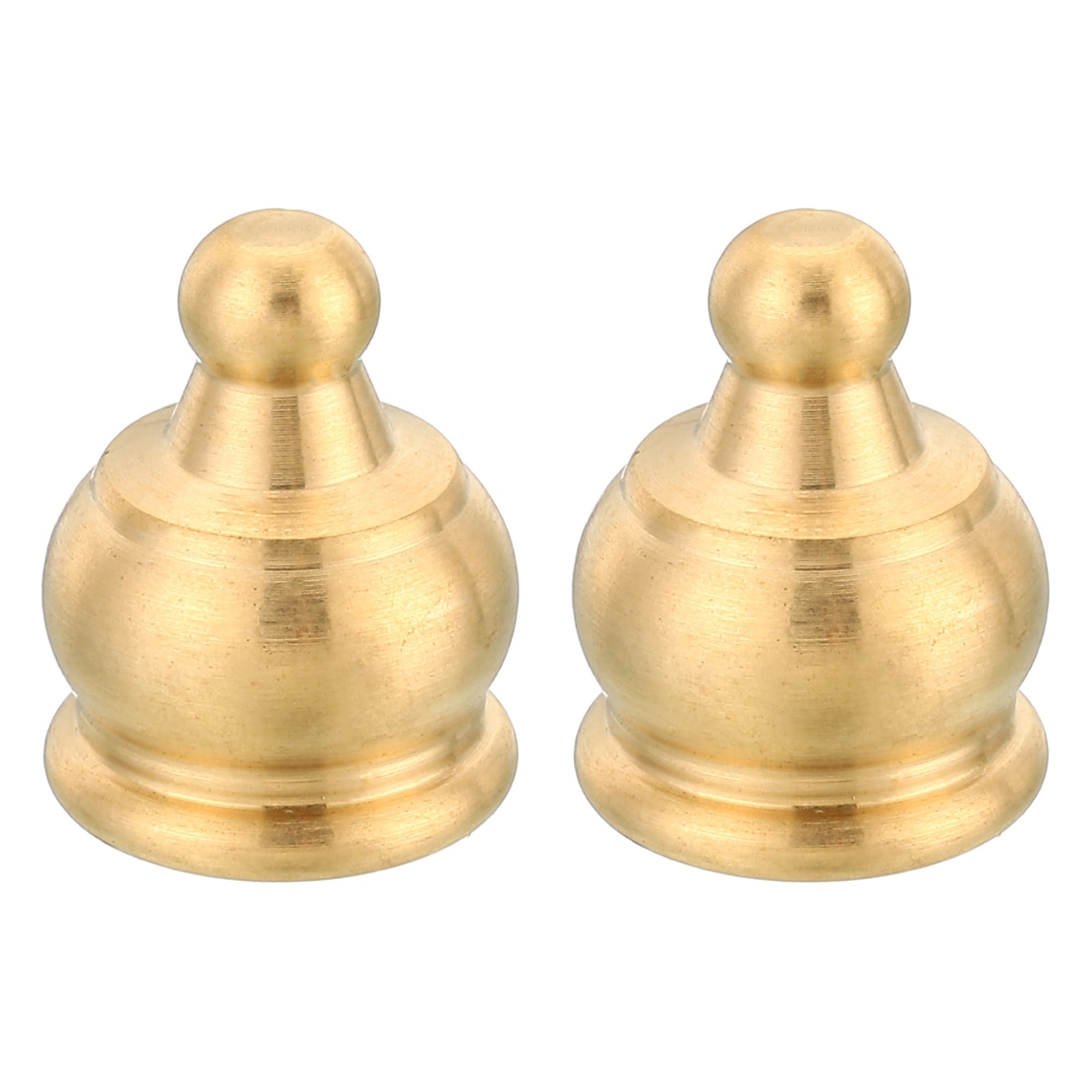 2pcs M10 Thread Lamp Finial Cap Knob Brass Lamp Shade Harp Top Screw ...