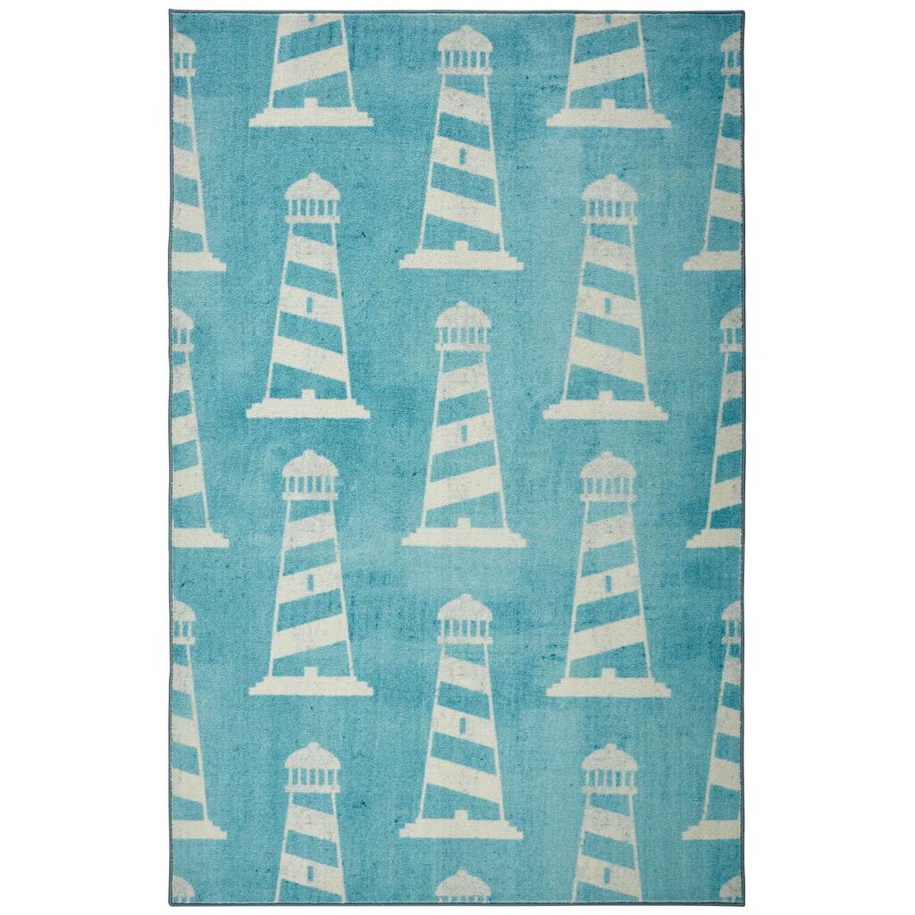 Mohawk Home Seaside Lighthouse Area Rug - Overstock - 22735366