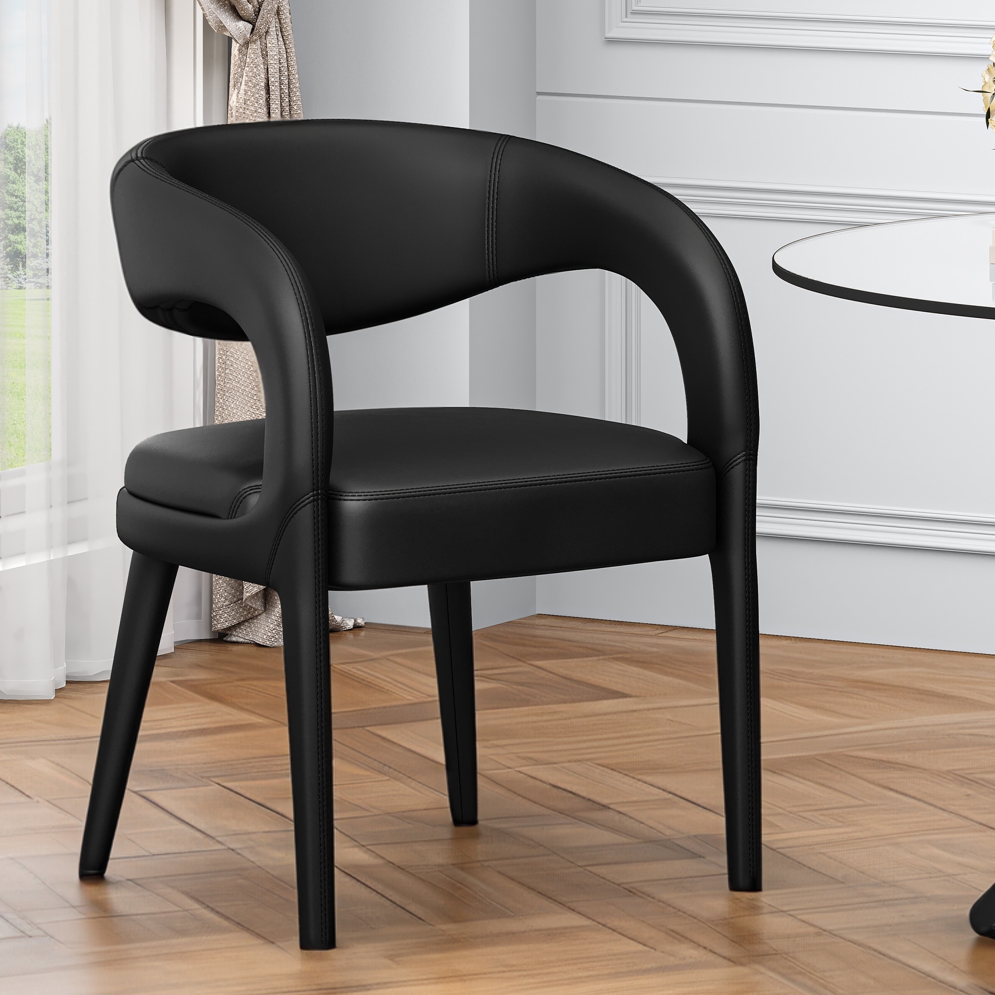 Simple Living Retro Velvet Dining Arm Chair (Set of 2) - On Sale - Bed ...