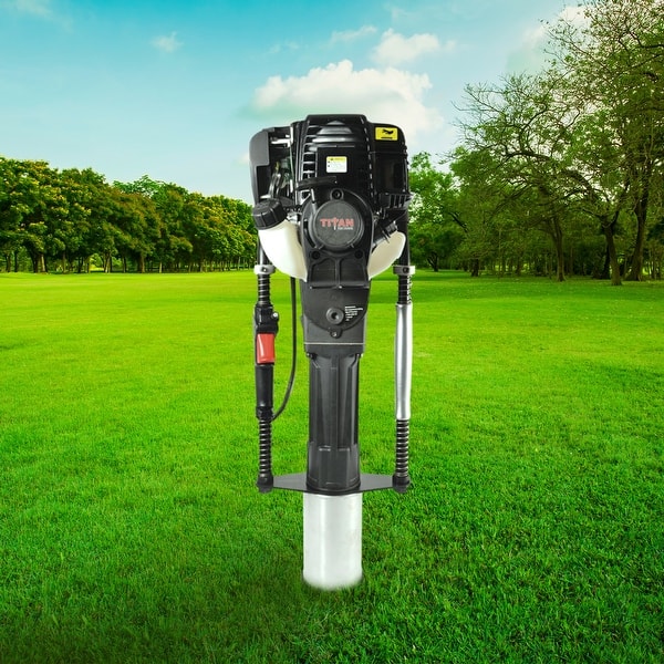 post driver on digger