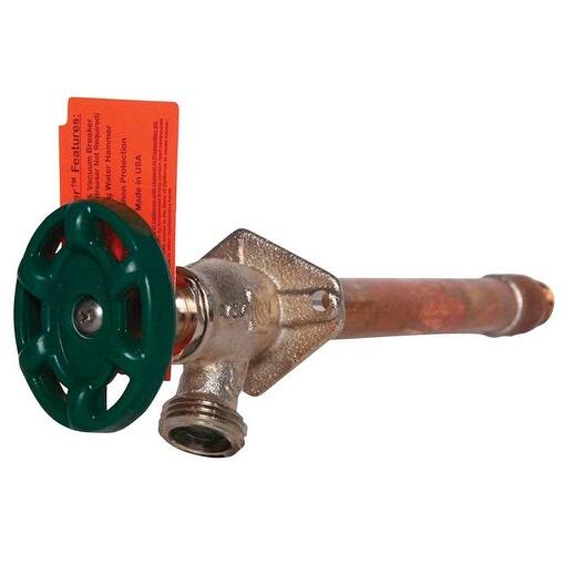 Arrowhead 465-04QTLF ntisiphon Frost-Proof Hydrant, Brass, 125 psi, 18 ...