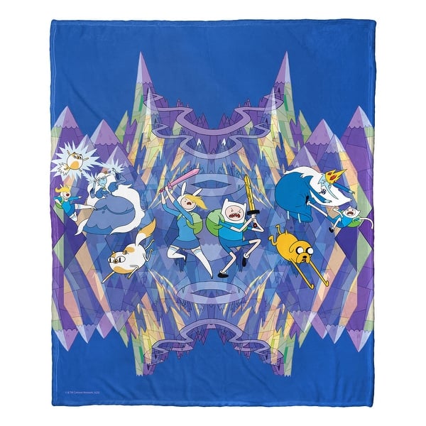 Cartoon Network Adventure Time Parallel Universe Silk Touch Throw ...